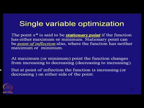 Mod-01 Lec-21 Classical optimization techniques : Single variable optimization - YouTube