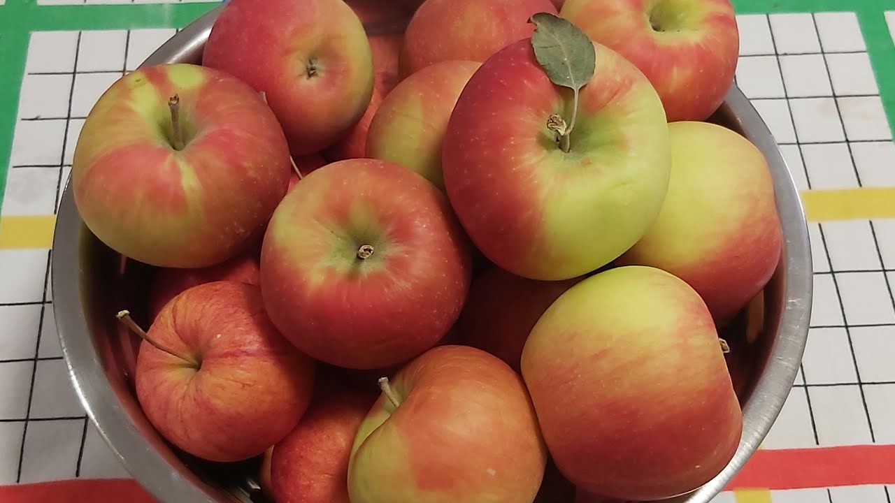 Overripe apple ? No problem ! Pure homemade apple juice. - YouTube