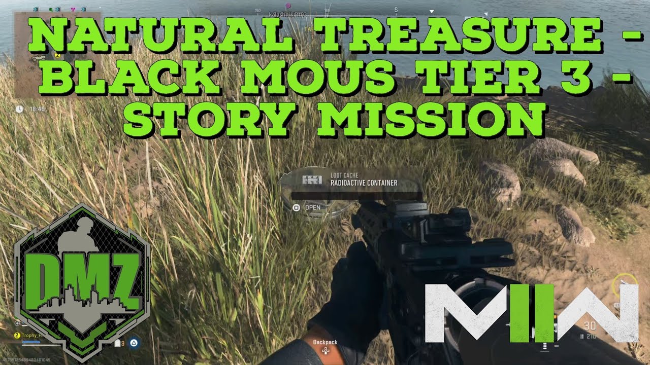 Natural Treasure - Black Mous Tier 3 Story Mission - DMZ - YouTube