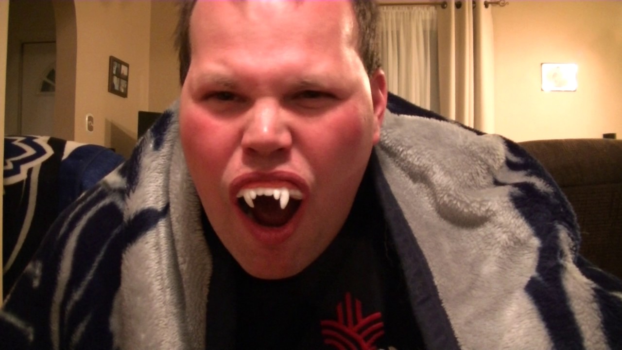 The Vampire Dancing then Laughing Hard then Trying to Drink Tea - YouTube