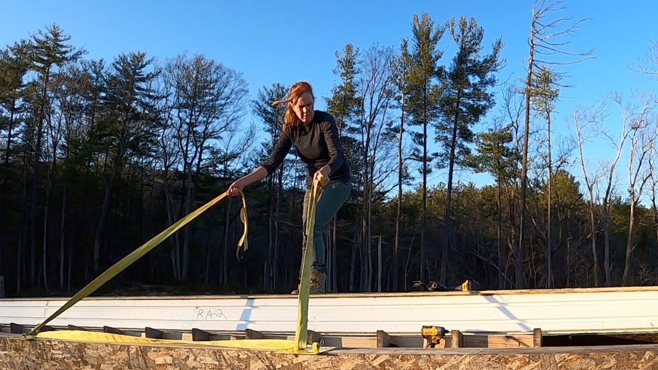 Finishing the SIPs roof. DIY SIPs house build #103 - YouTube