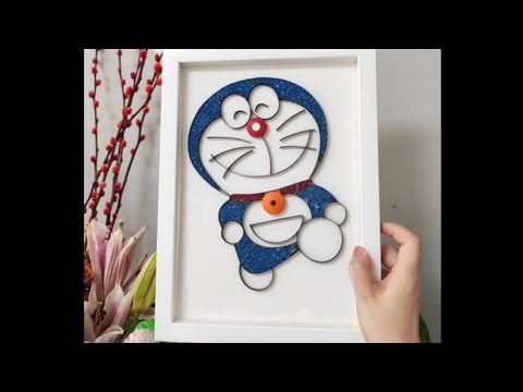 Beautiful Quilling Art || How To Make Doraemon With Quilling Art ...