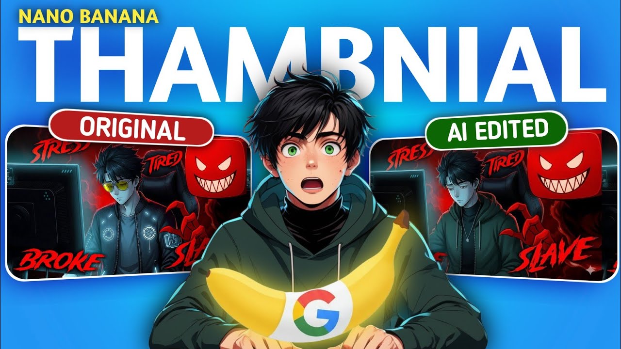 Stop! You’re Making Bad Thumbnails — Nano Banana AI Will Shock You 😱🔥 ...