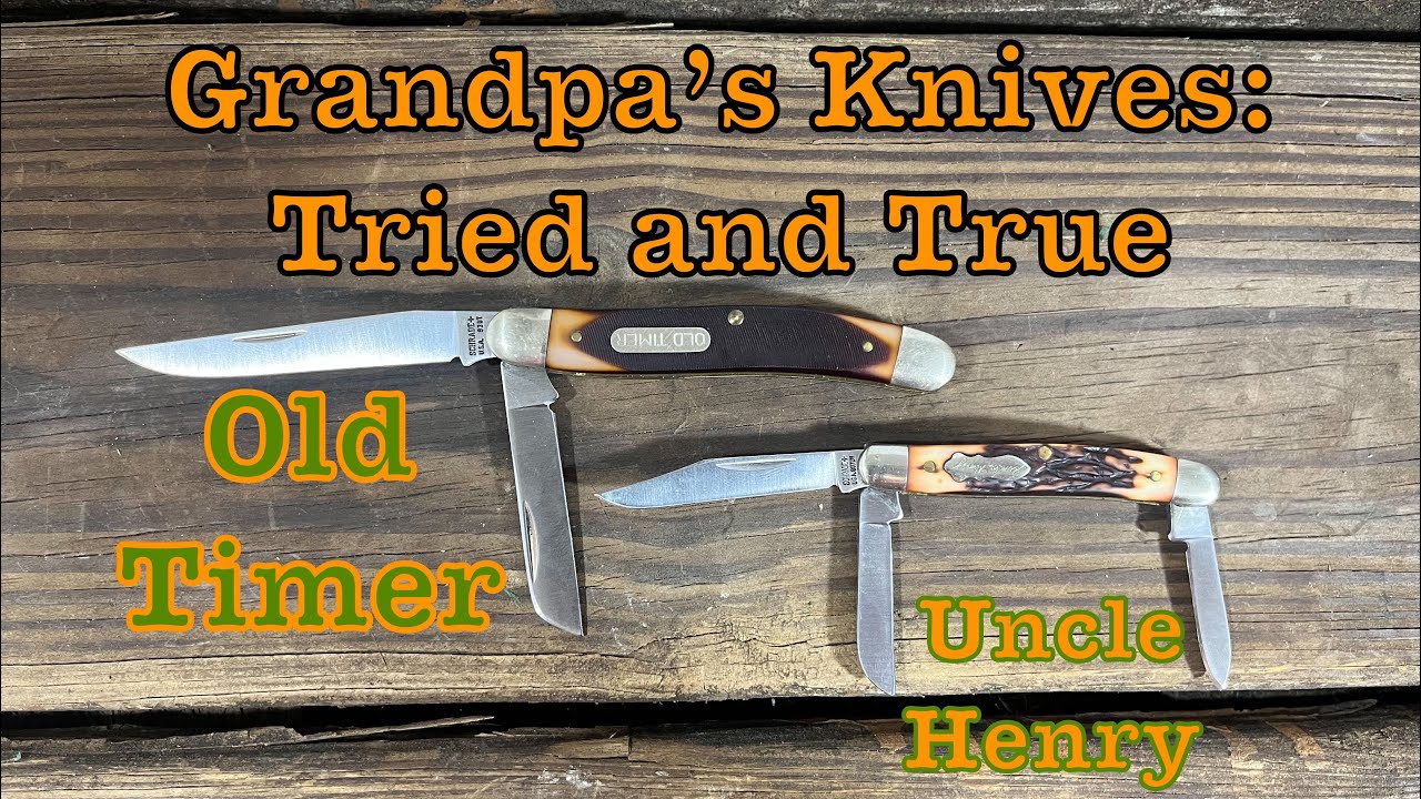 VINTAGE Old Timer and Uncle Henry Knives: Classic Blades from Simpler ...