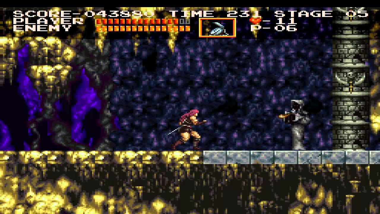 Let's Play Castlevania Chronicles Stage 2: Underground Caverns - YouTube