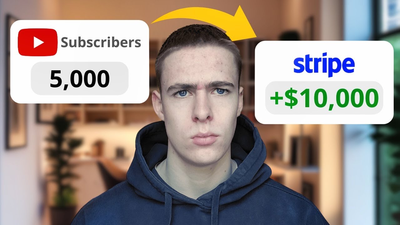 How I Turned 5k Subs Into $10,000 - YouTube