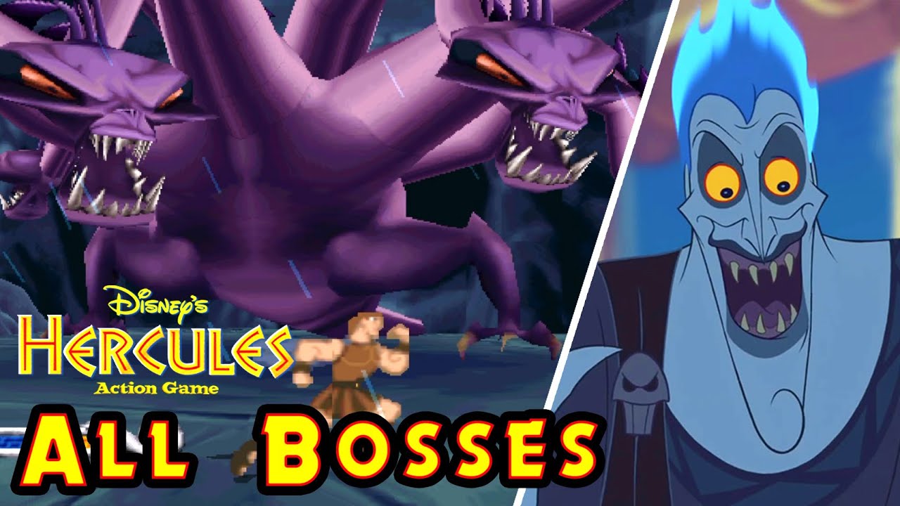 Disney's Hercules All Bosses (PS1) - YouTube