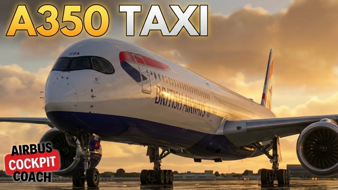 A350 Taxi Tutorial by Real Airbus Pilot | MSFS 2024 Inibuilds Guide ...