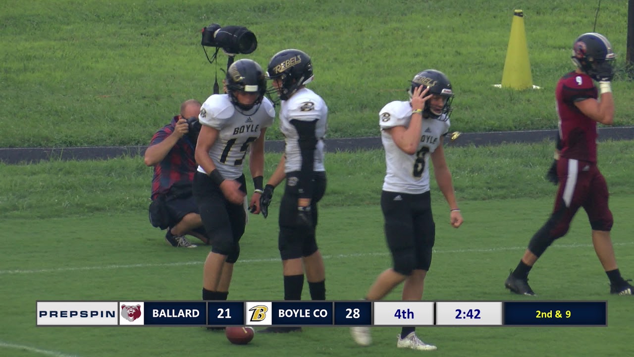 Reese Smith between two defenders TOUCHDOWN REBELS! - YouTube