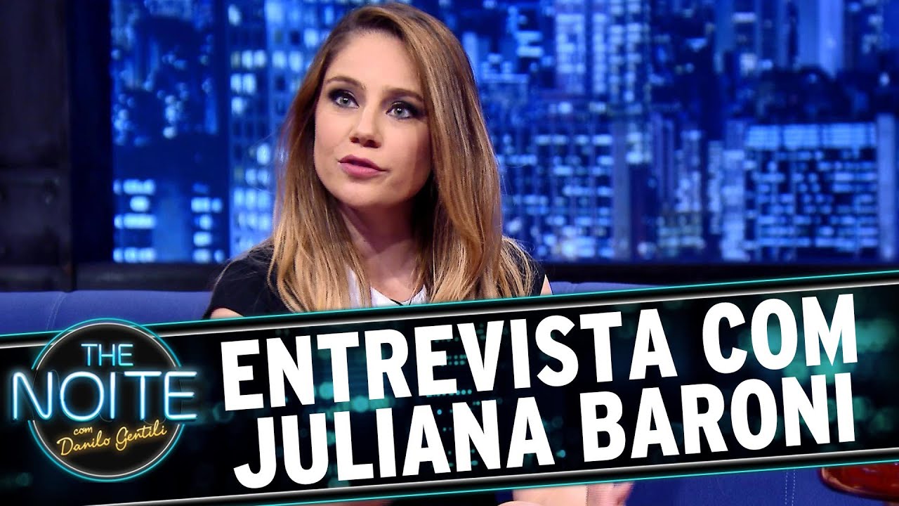 The Noite (31/07/15) - Entrevista com Juliana Baroni - YouTube