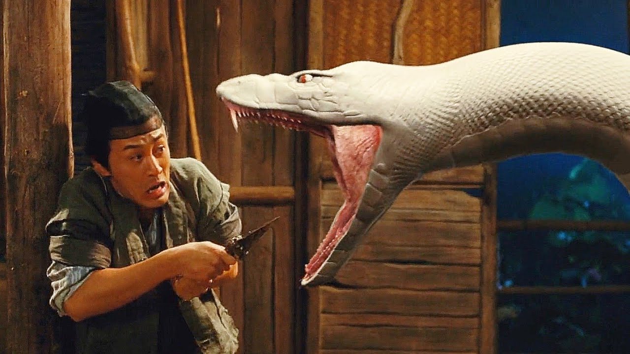 A Beautiful White Snake Wants To Make Love With A Man But Is Prevented ...