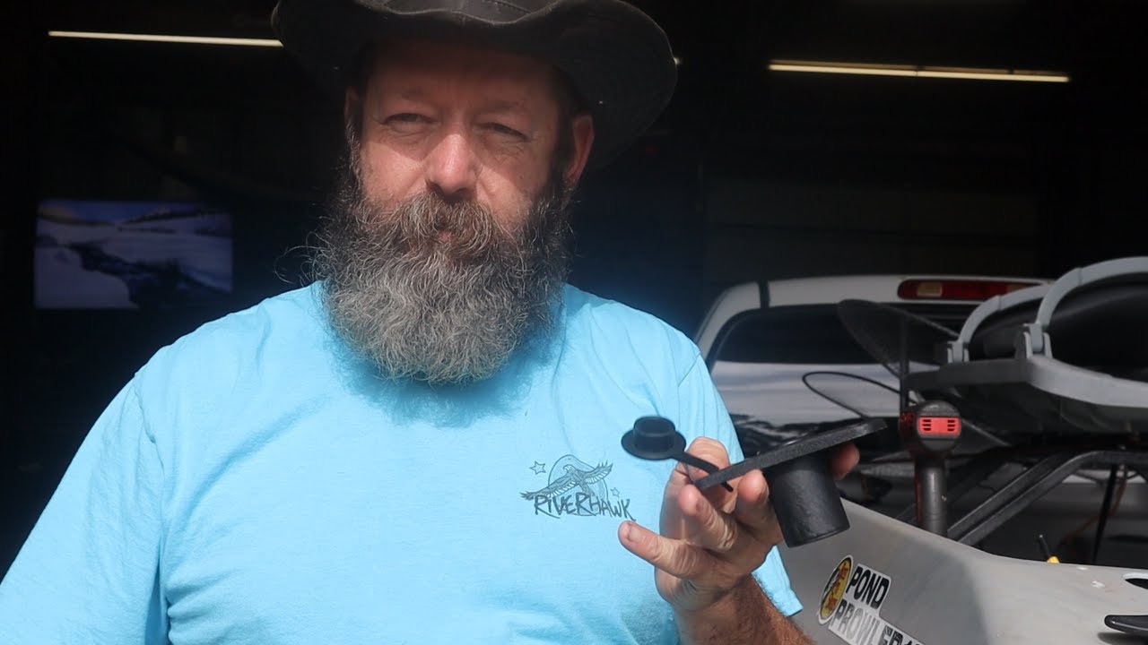 Putting an Anchor Mount on the Pond Prowler 10 Boat - YouTube