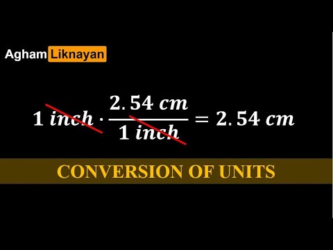 General Physics - Conversion of Units Examples - YouTube