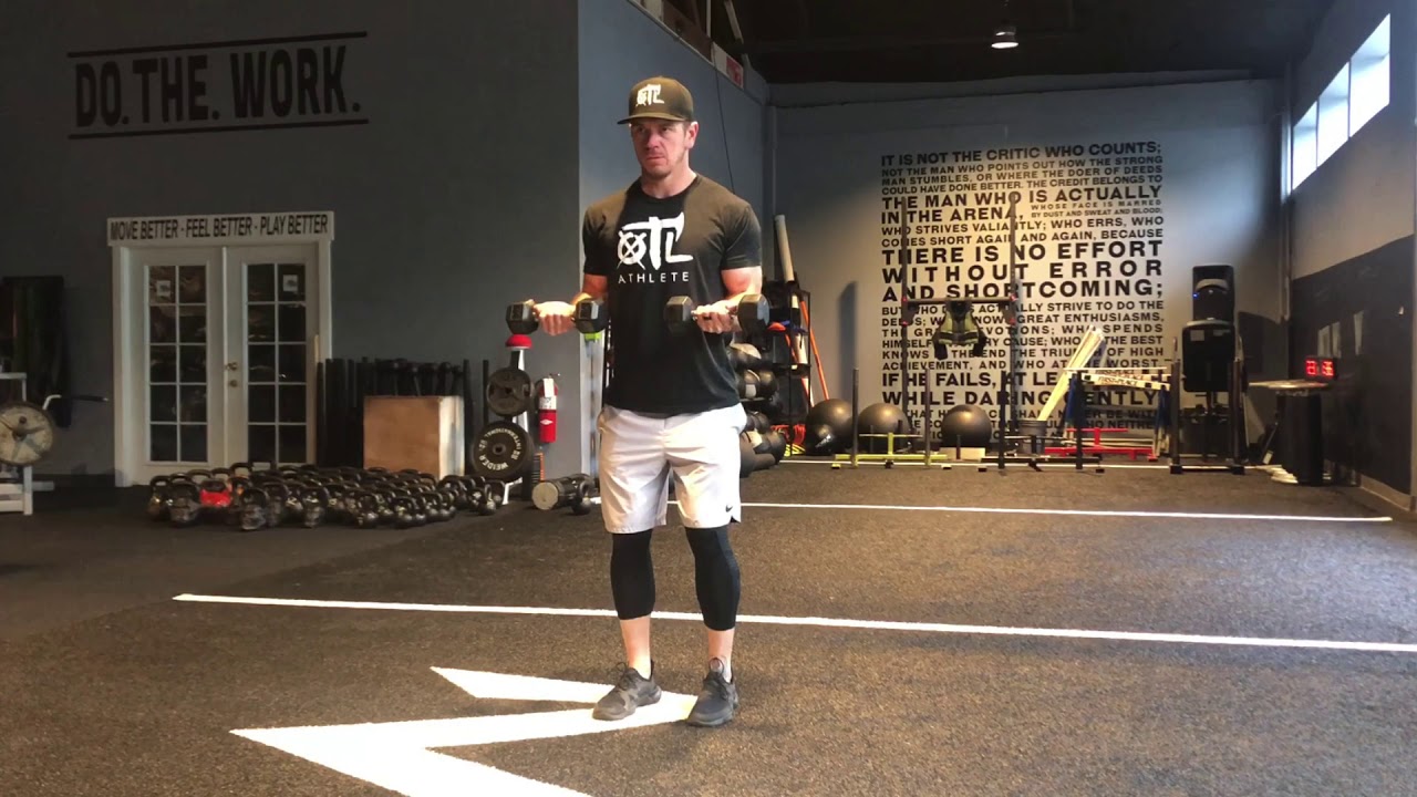 DB Curl Half Way Hold - YouTube