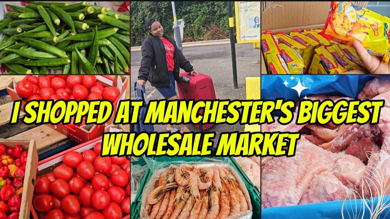 SHOPPING AT THE FAMOUS WHOLESALE MARKET IN MANCHESTER UK 🇬🇧 - YouTube