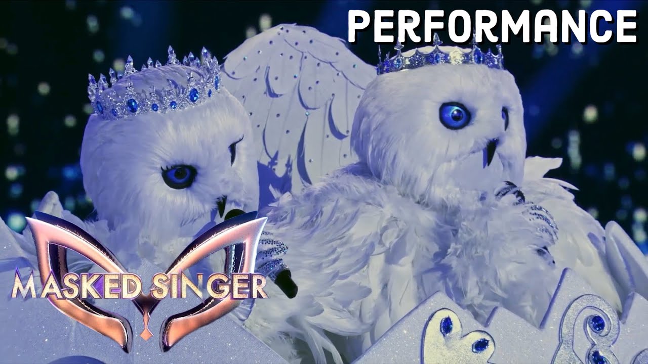 Snow Owls sing “Because You Loved Me” by Celine Dion | THE MASKED ...