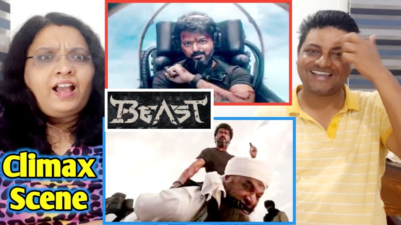 Beast Climax Fight Scene | Beast fighter jet scene | Thalapathy Vijay ...
