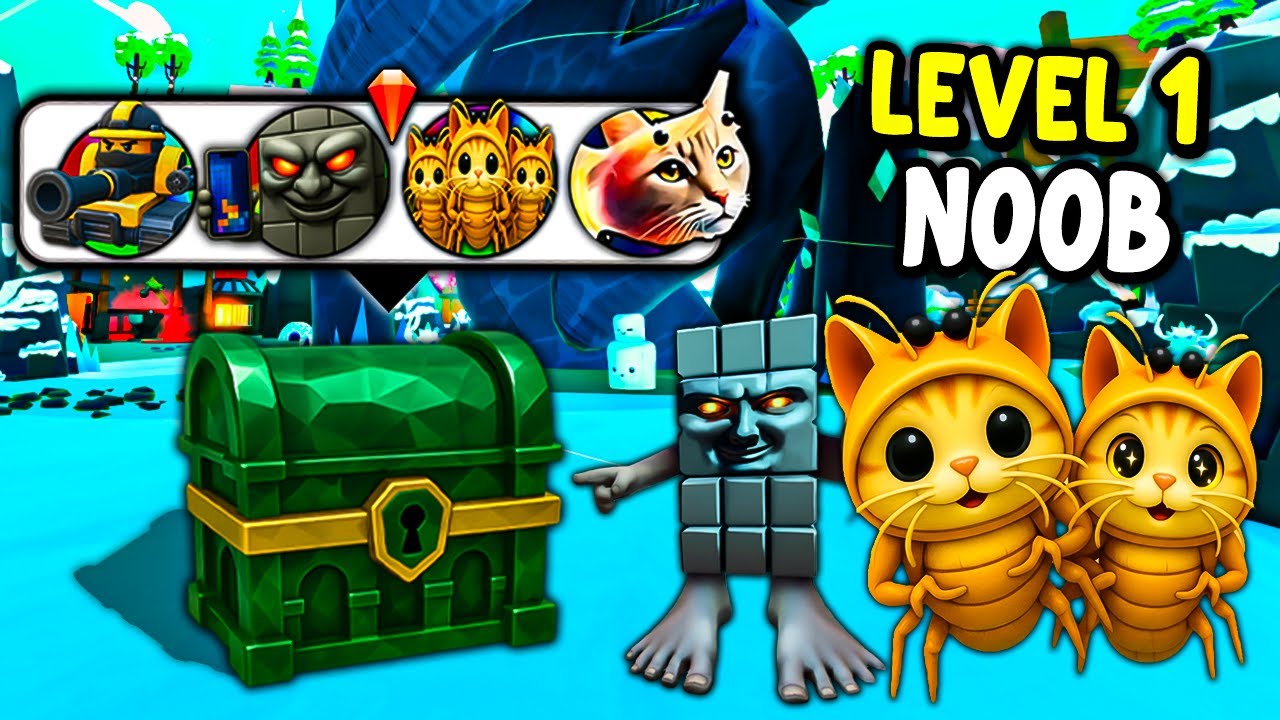 Starting Over As NOOB With *NEW SECRET CRATES* In Brainrot Evolution ...