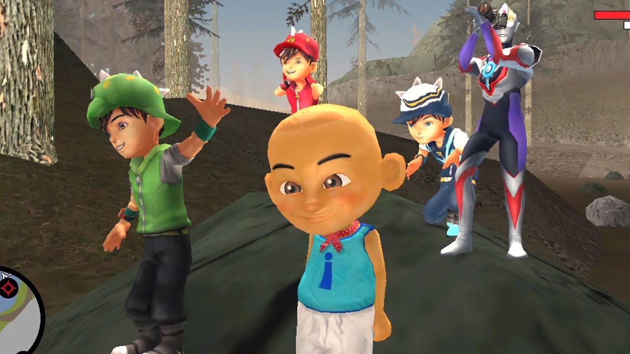 😭Upin Ipin Mandi Sungai Kak Ros Marah🤣 - GTA Upin Ipin - YouTube