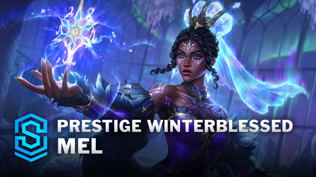 Prestige Winterblessed Mel Skin Spotlight - League of Legends - YouTube