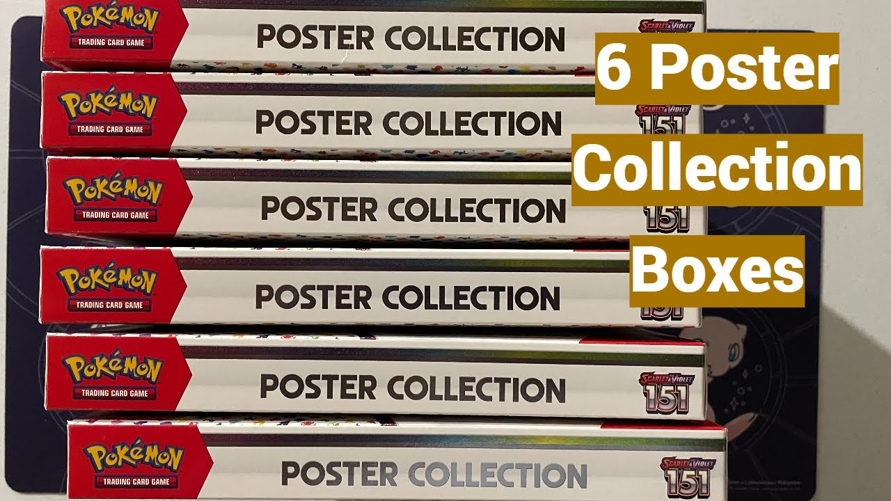 Pokemon 151 Poster Collection Boxes - One of these Packs is not like ...