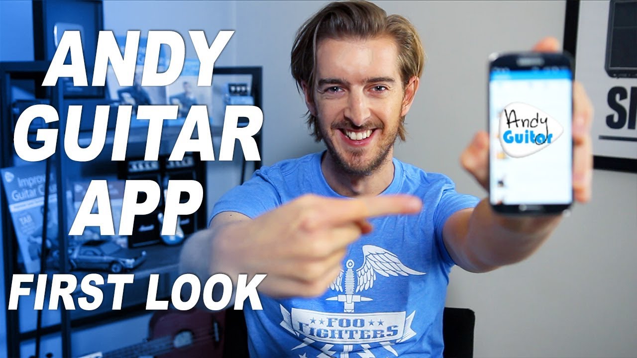 FREE Andy Guitar APP - FIRST LOOK - available now! - YouTube