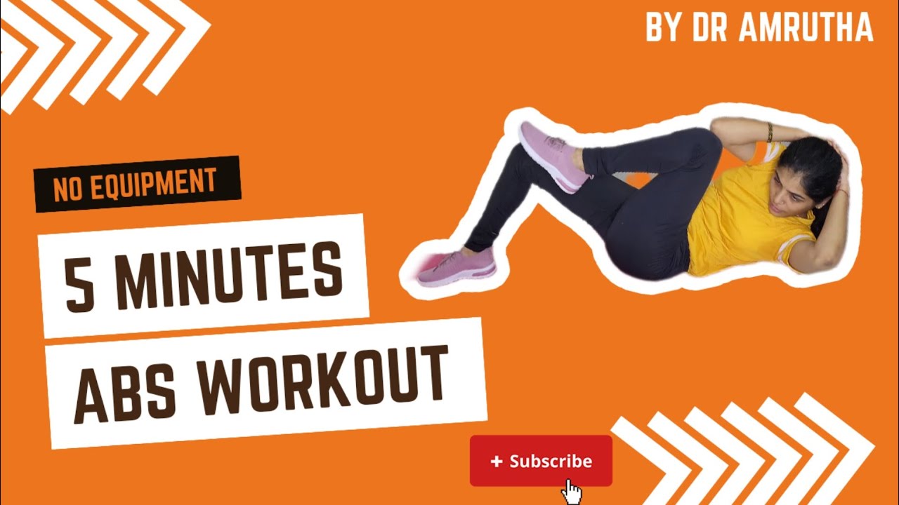 5 mins abs workout / 5 minutes simple workout routine/ workout at home ...