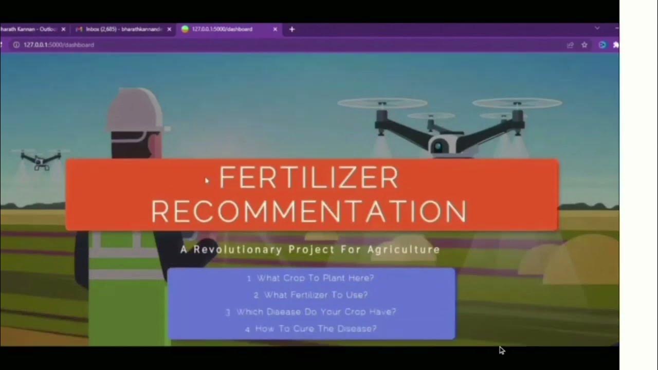 FERTILIZER RECOMMENDATION SYSTEM FOR DISEASE PREDICTION - YouTube