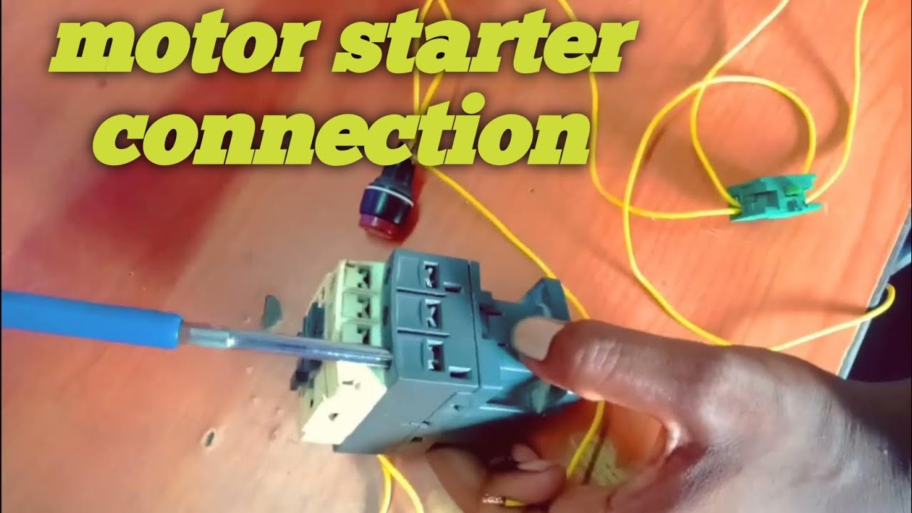 AC DOL STARTER CONNECTION FOR WATER PUMP MOTORS - YouTube