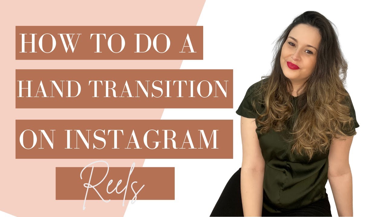 How to do a Hand Transition on Instagram Reels - YouTube