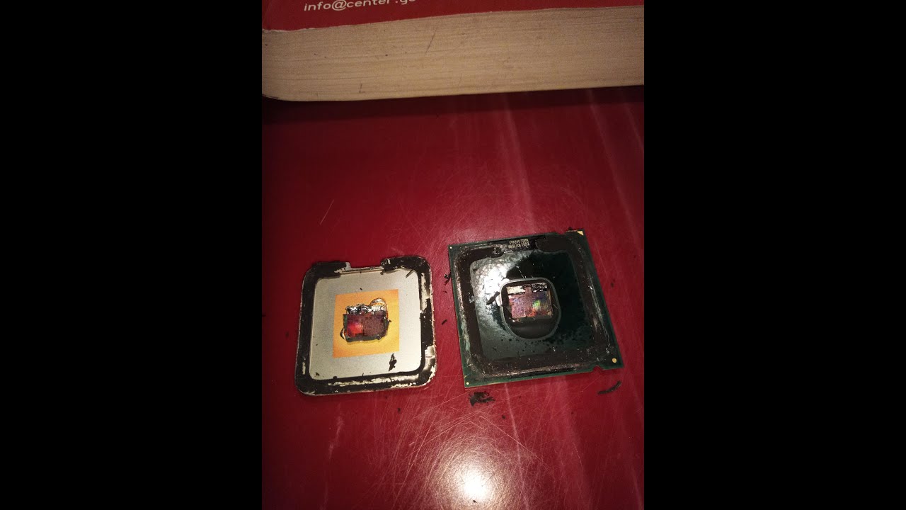 Failed CPU Delidding of Intel Pentium 4 3.0 GHZ - YouTube