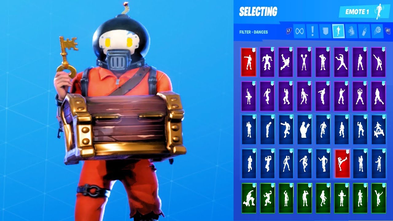 🔥 *UPDATE* Fortnite SPLODE Skin Showcase with All Dances & Emotes ...