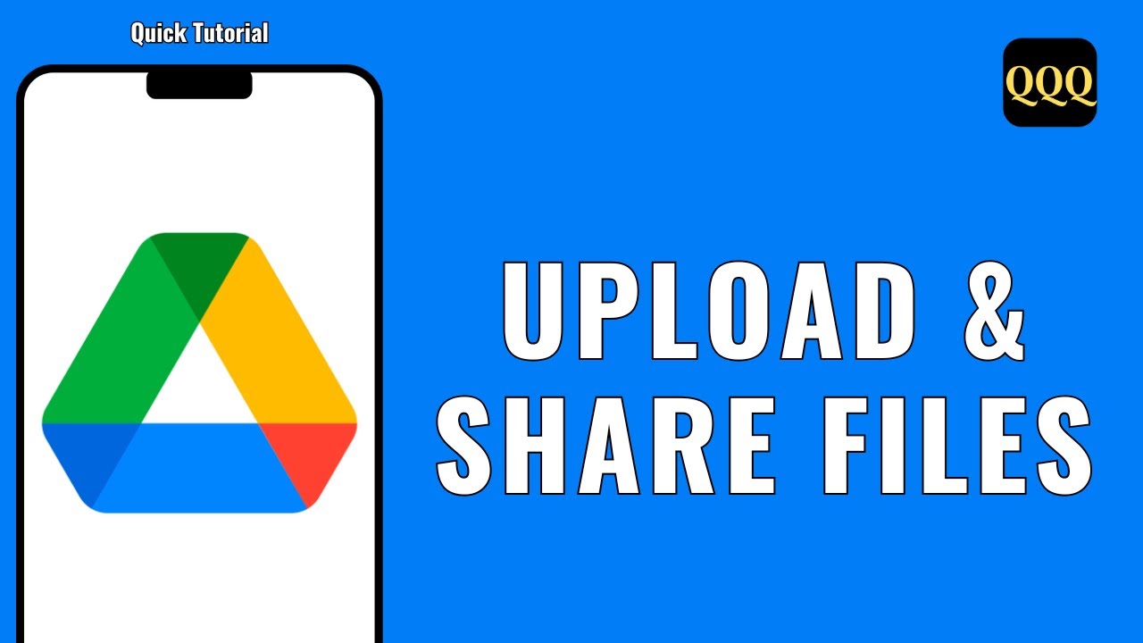 How To Upload & Share Files On Google Drive - YouTube