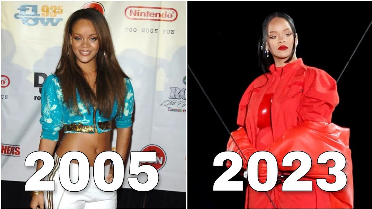 Rihanna Over The Years 2005 To 2023 - YouTube