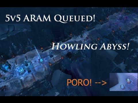 Howling Abyss, Reroll Points + PORO!! - New LoL ARAM! - YouTube