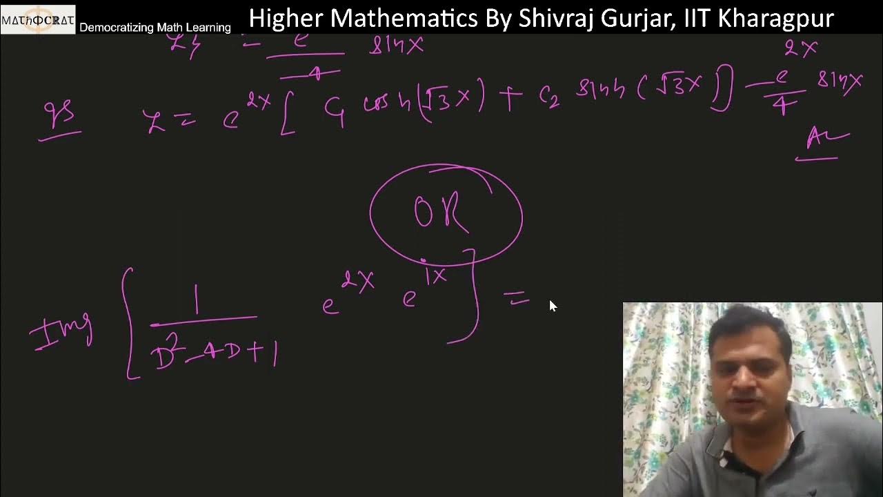 47.ODE: Particular Integral of U*exp(ax)| UPSC IAS| IFoS| NET| JPSC| GATE| ESE| HPSC|Shivraj ...