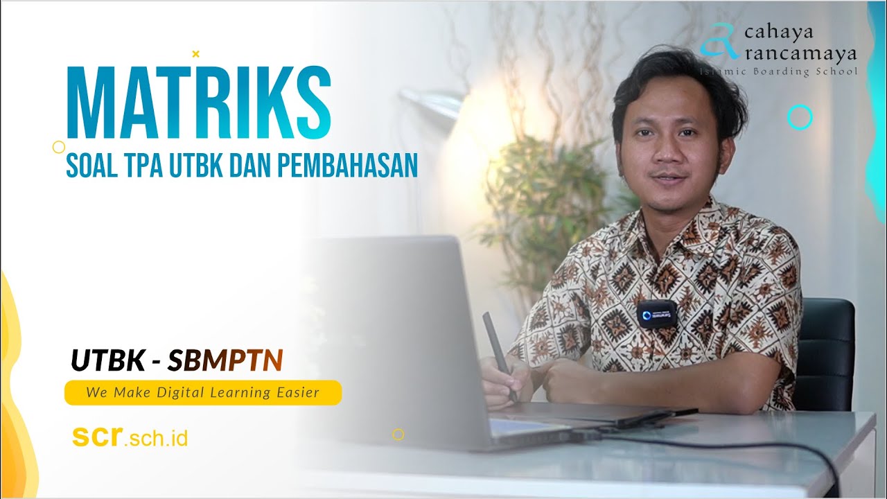MATRIKS - Pembahasan Soal TPA UTBK - YouTube