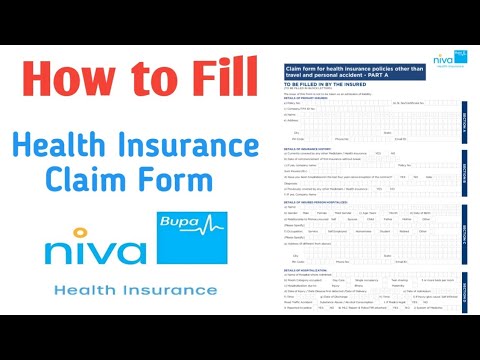 How to Fill Niva Bupa Health insurance claim form||Niva Bupa insurance ...
