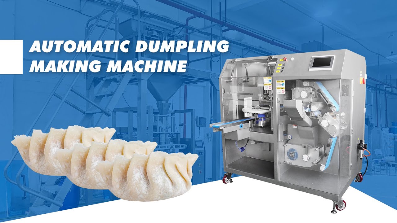 AUTOMATIC DUMPLING GYOZA MAKING MACHINE 自动手工饺水饺制作机 ONE HOUR 2000 DUMPLINGS MAKER - YouTube