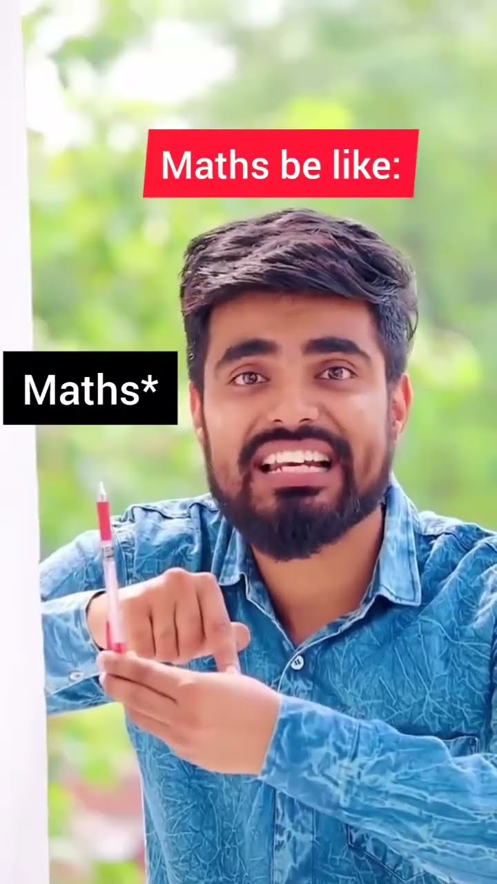 Maths be like 😂😂#comedy #funny #youtubeshorts #1ksubscribers #explore # ...