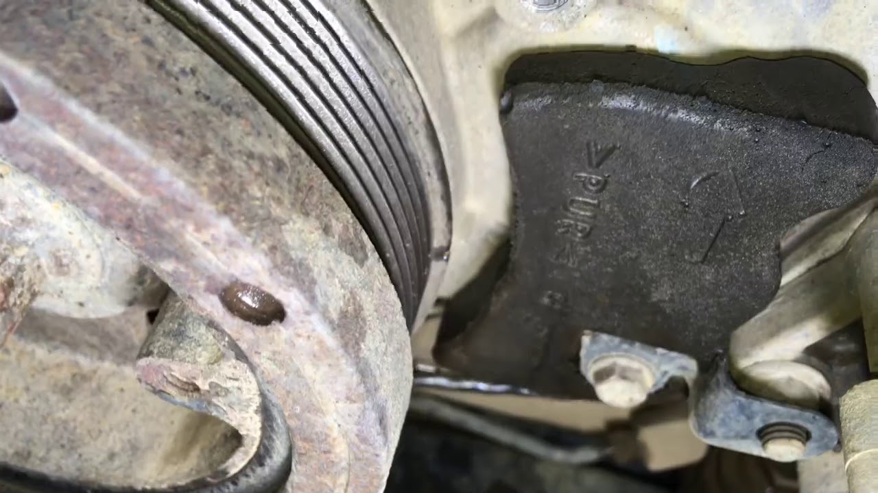 CAUTION - TIMING BELT - TRIPLE CHECK THESE MARKS - TURN BY CRANKSHAFT ...