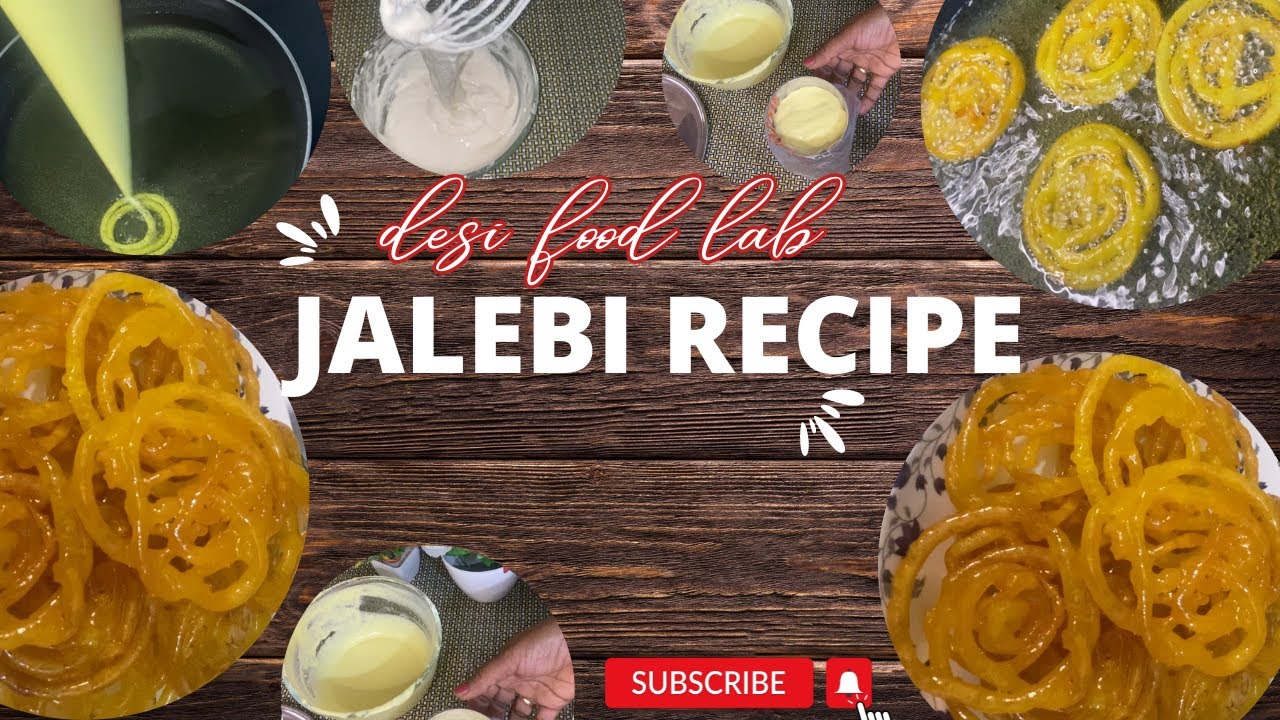 Quick Recipe Of Jalebi || easy and simple|| desi food lab - YouTube