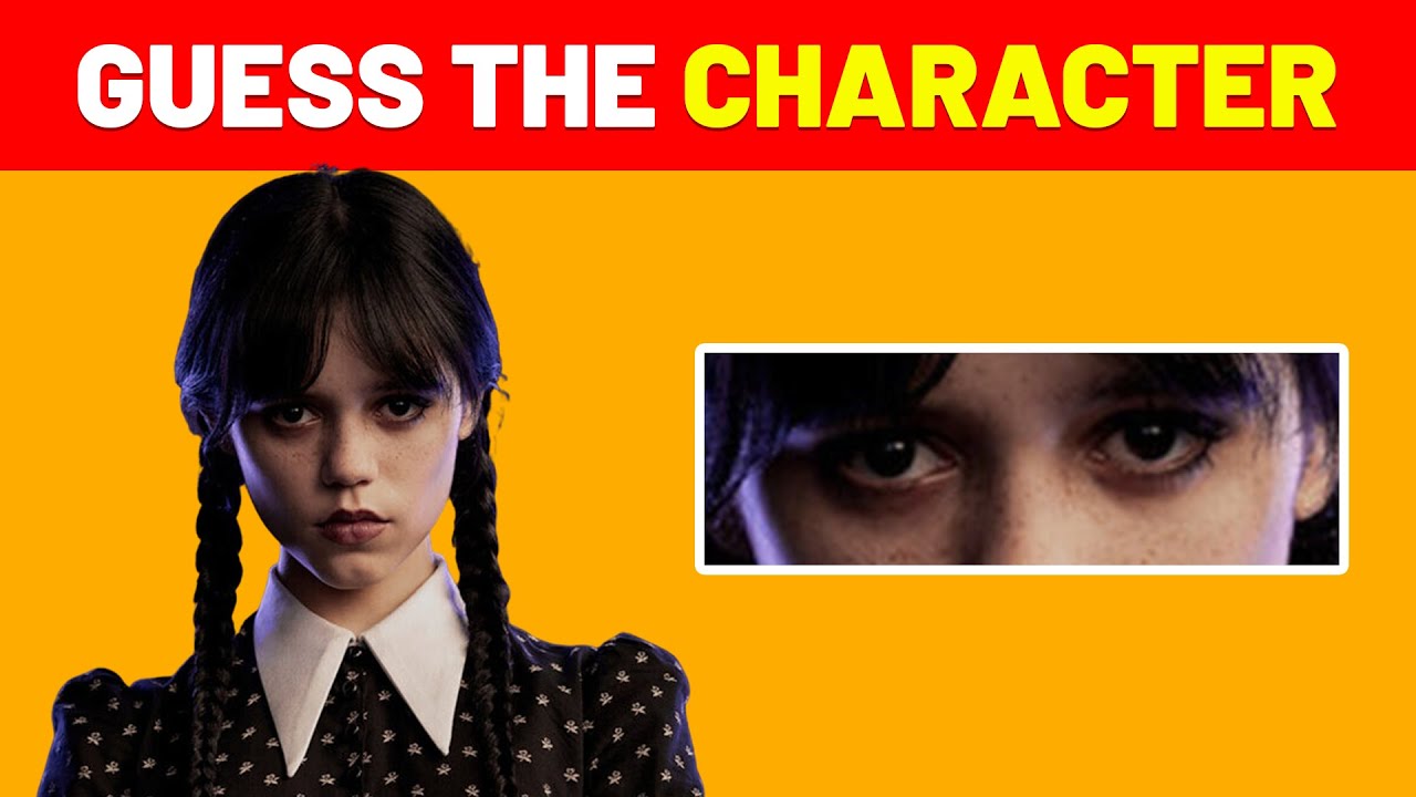 Can You Guess The Wednesday Character By The Eyes | Wednesday Quiz ...