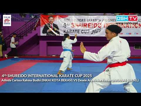 Adinda Carissa Rahma VS Dewie Aryalinisa Ruslan 4th Shureido International Open Karate Cup 2025