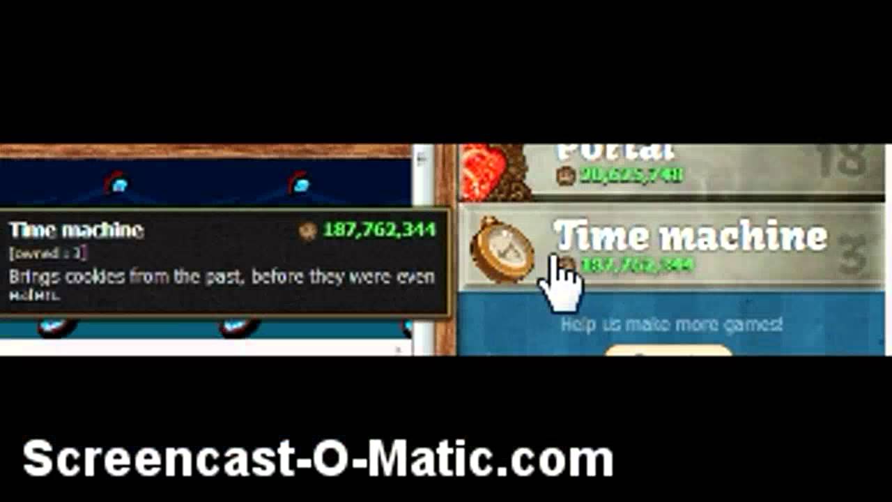 cookie clikker :4th time machine [hd] - YouTube