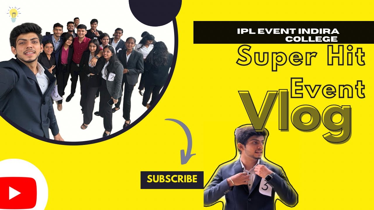 Indira College IPL Event 2K23 ️‍🔥🤌🏻 || Vlog 8 || ⁠ ⁠@PurveshChaudhari24 ...