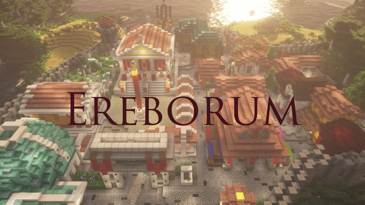 EREBORUM | Ciudad romana en Minecraft | Forjando un imperio #12 - YouTube
