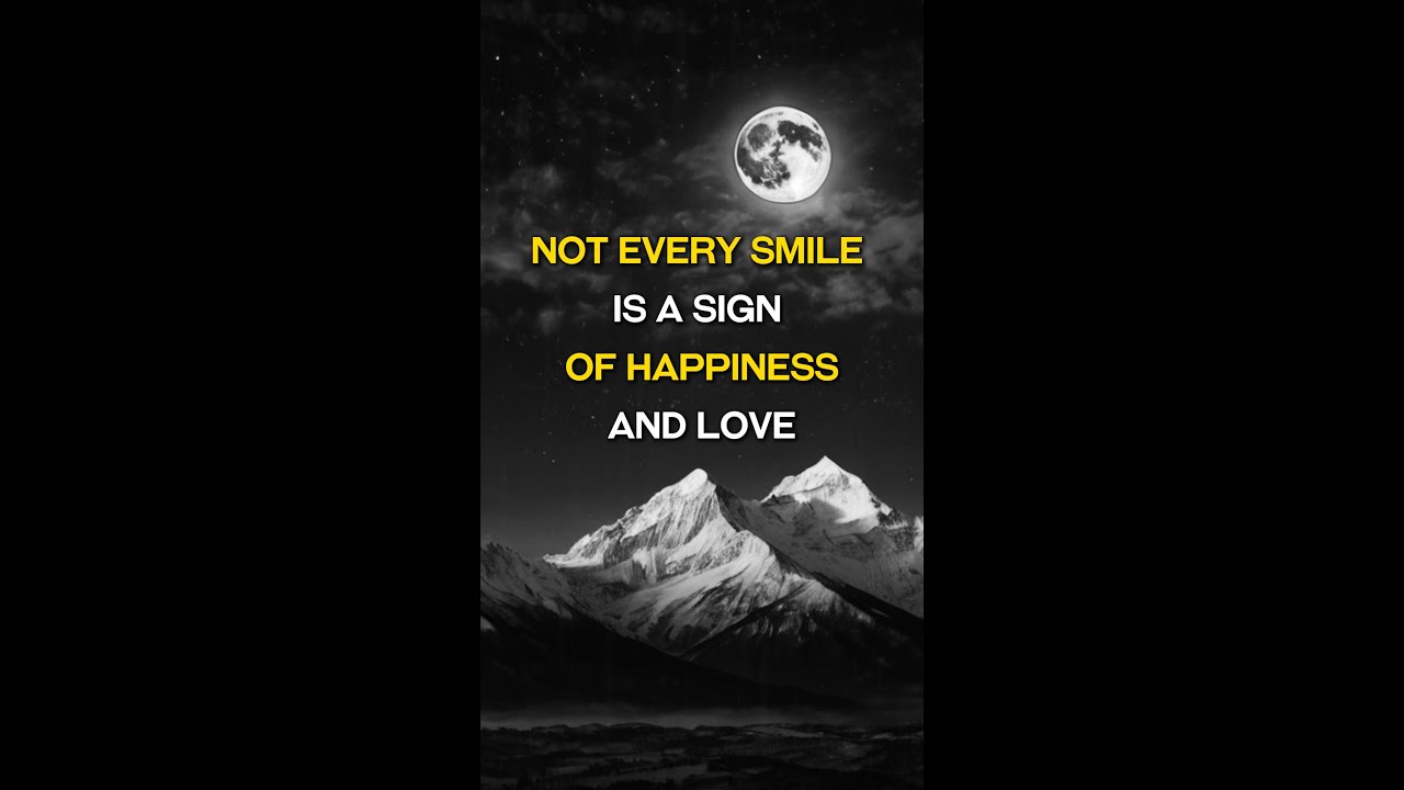 Not Every Smile Is a Sign of Happiness in Love - YouTube