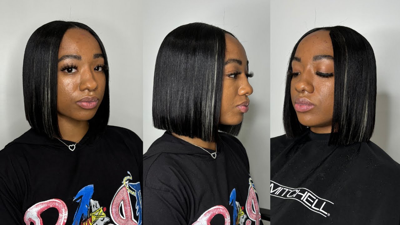 Pronto/ Quickweave | Blunt Cut Bob - YouTube
