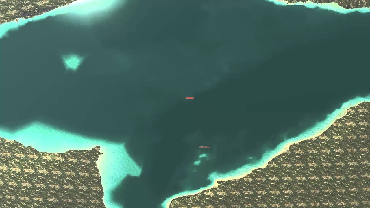 COLREGs - Rule 9 - Scenario: A vessel crossing a narow channel or ...